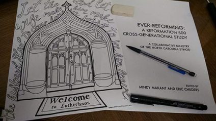 Coloring pages bring life to Reformation anniversary study guide ...