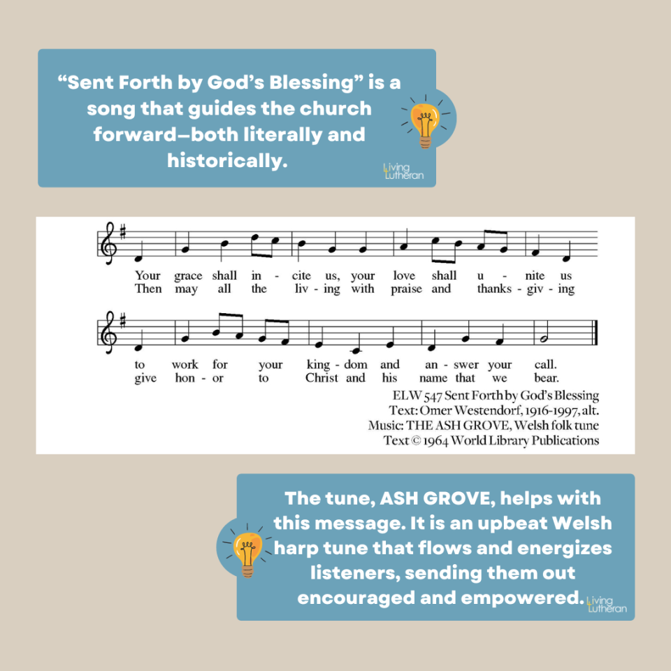 Hymn of the Month - Sent Forth by God's Blessing - Living Lutheran